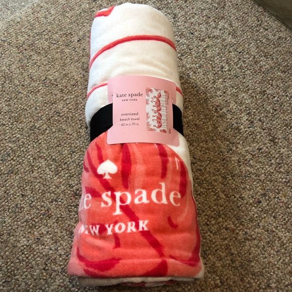 kate spade | Bath | Kate Spade Flamingo Oversized Beach Towel | Poshmark